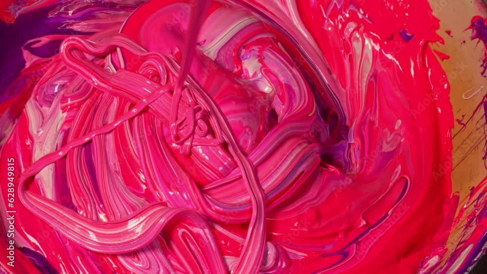 mixing a new pink color .To create a modern, eye-catching look, try ...