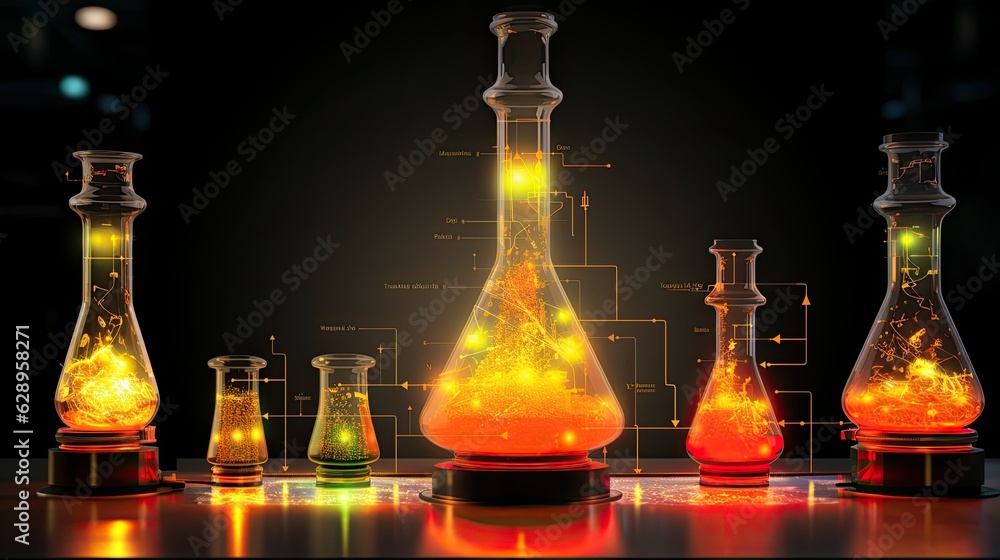 AI-generated illustration of distillation equipment - a metaphor for AI ...