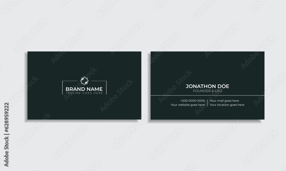 Professional business card design unique business card template fresh ...