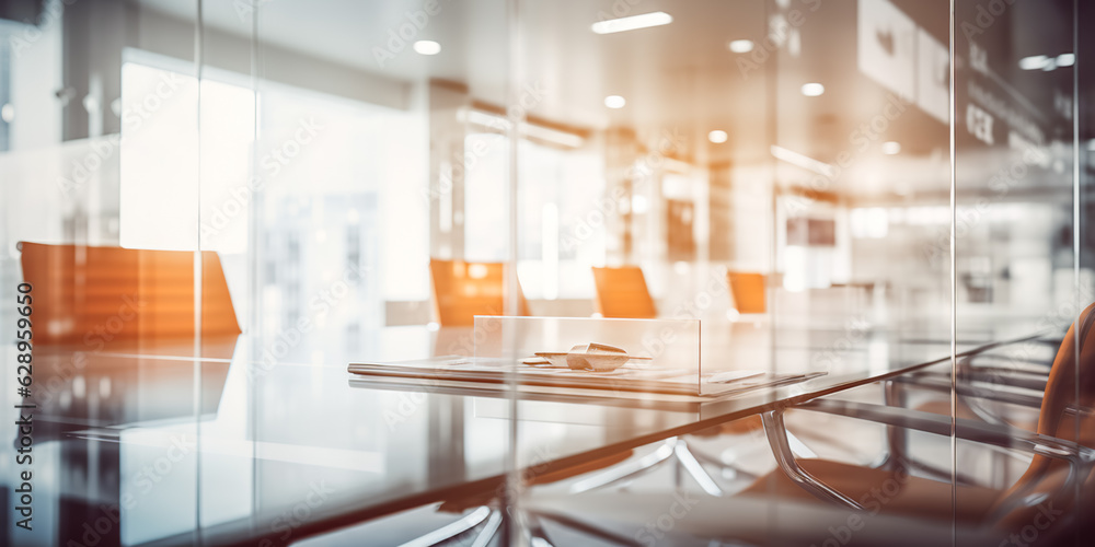 Blurred office interior space background. Blurred of office, for ...