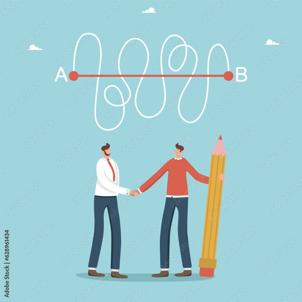 Smooth workflow, brainstorming and teamwork to create strategy for ...