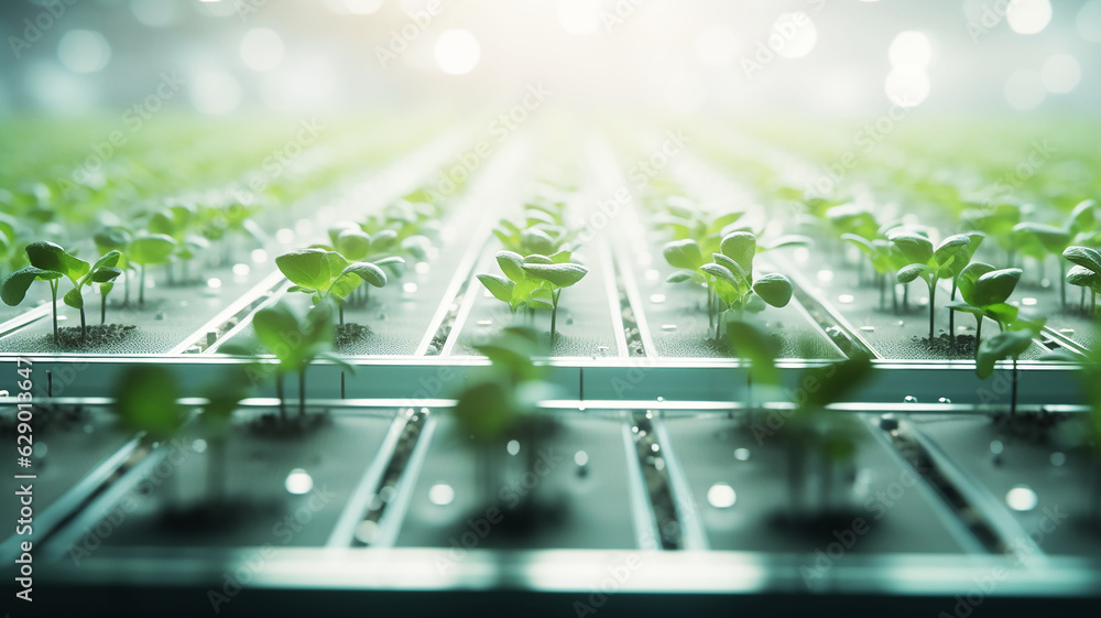 Artificial generated natural crops sustainable future digital modified ...