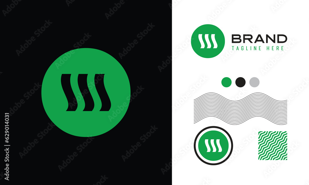 bold O letter logo using wave shape suitable for sports, food, coffee ...