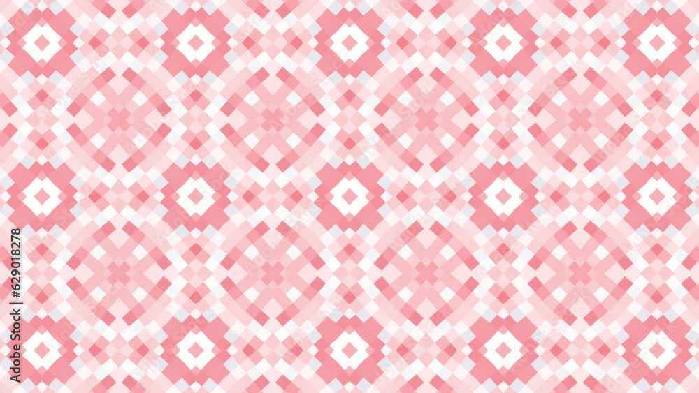 Pixel art flowers Kaleida 4k. Pixel art 8 bit background animation, 8 ...