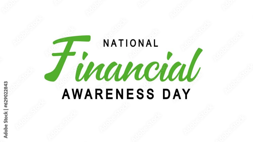 National Financial Awareness Day Animation. Great for Financial ...