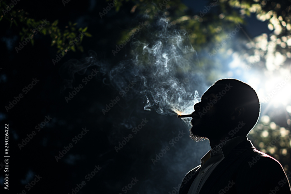 Cigar, cylindrical tobacco leaf twist, smoked, Cuban, tobacco smoking ...
