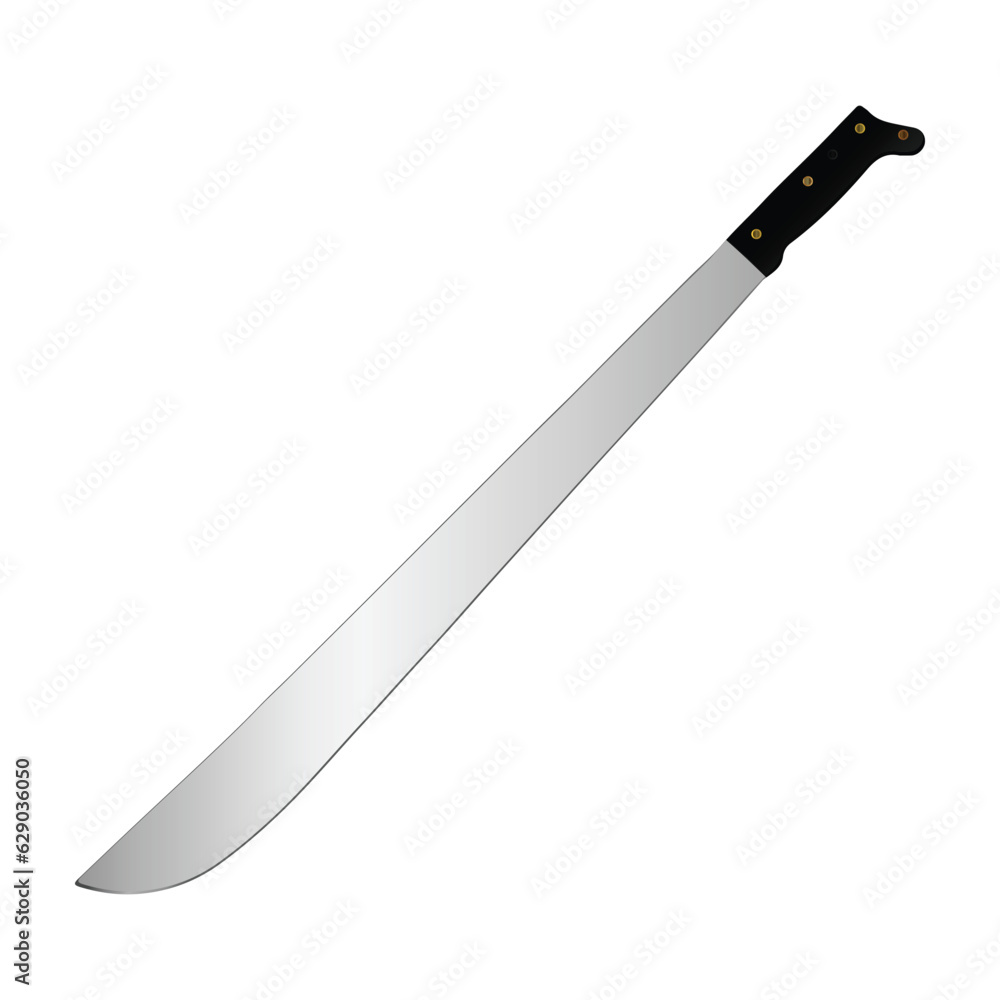 realistic machete illustration ready for your outdoor survival project ...