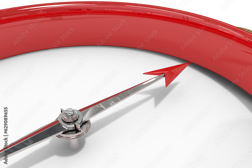 Digital png illustration of red compass on transparent background Stock ...