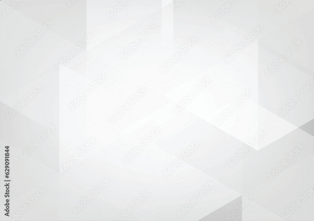 Geometric shapes in black and white shades form a simple abstract ...