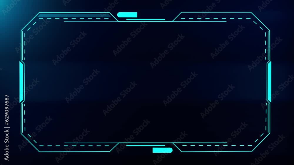 Futuristic HUD video frame Digital technology plexus lines background ...