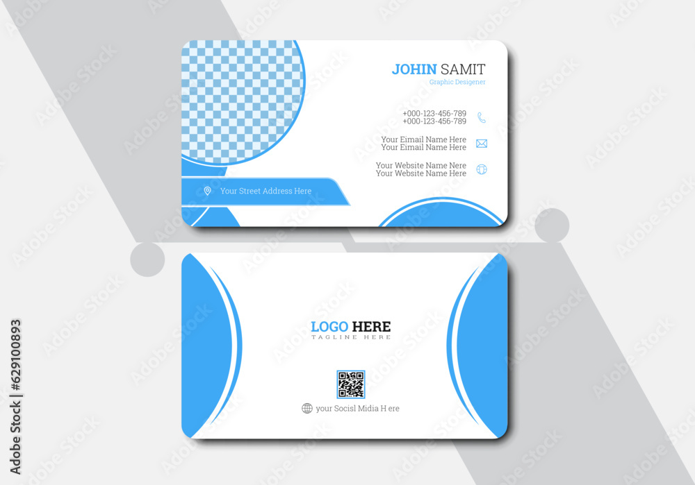 Personal visiting card, Modern business card design, Creative business ...