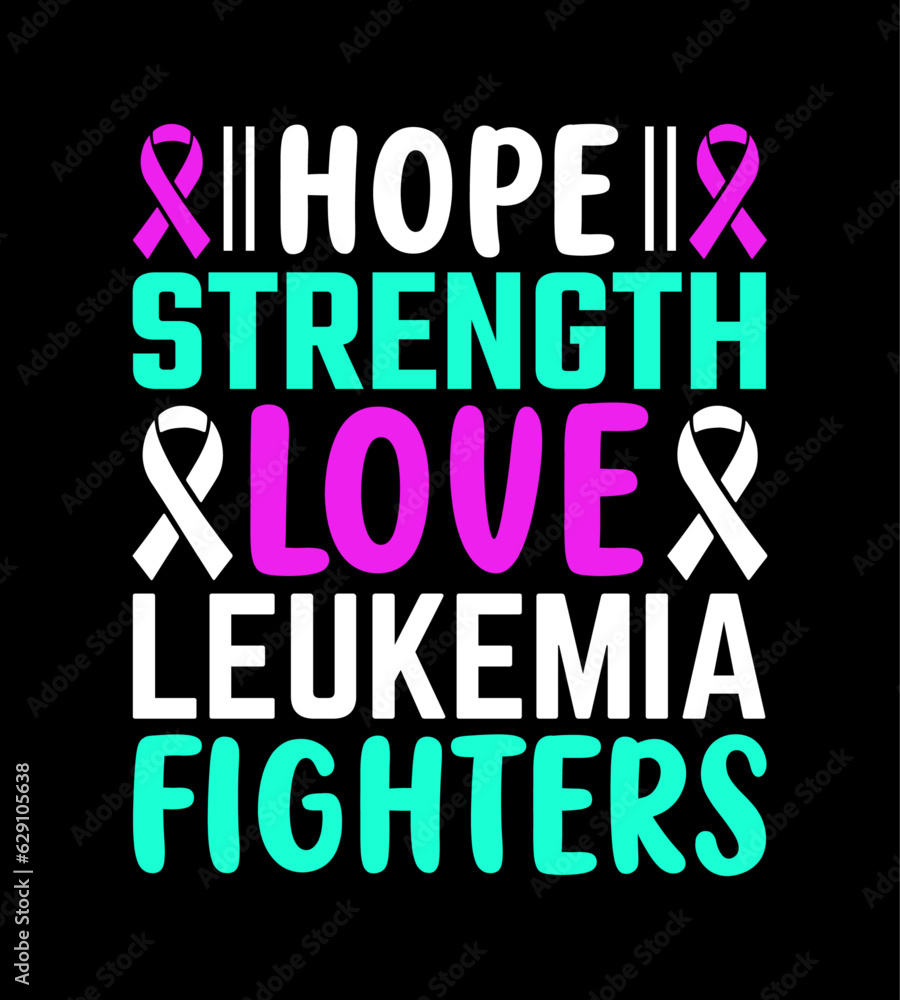 leukemia awareness t-shirt design, typography t shirt design ...