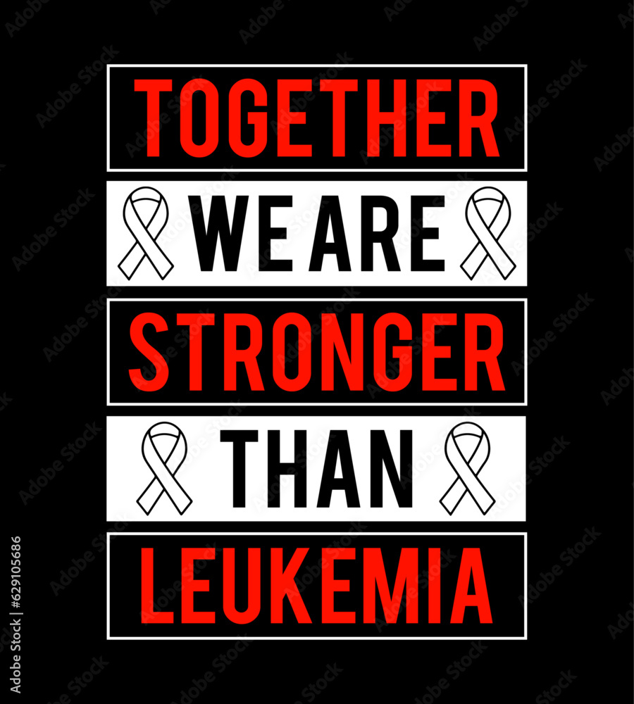 leukemia awareness t-shirt design, typography t shirt design ...