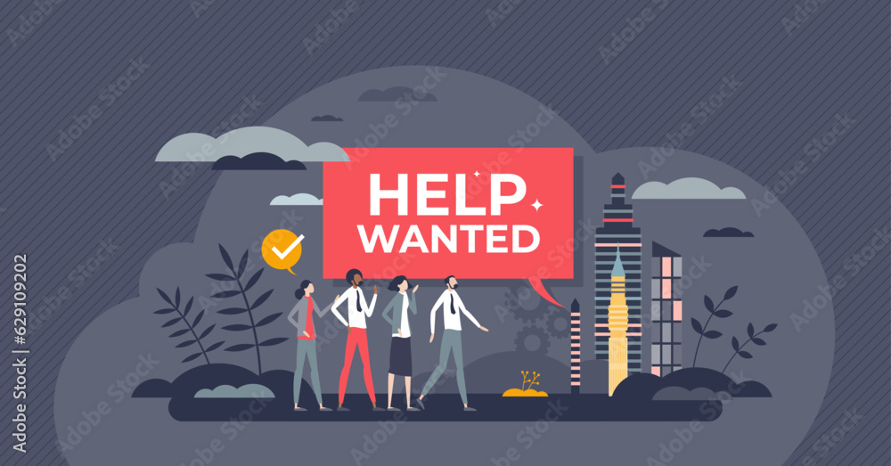 Recruiting, hire and attracting talent to company staff members tiny ...