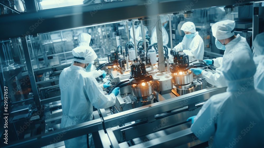 Inside the Lab: A Pharmaceutical Team at Work on Medicine Production ...