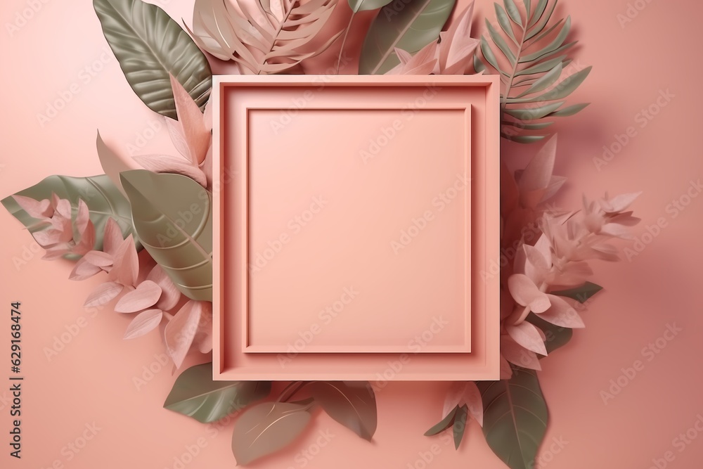 modern frontal photo of empty product presentation square Stock ...