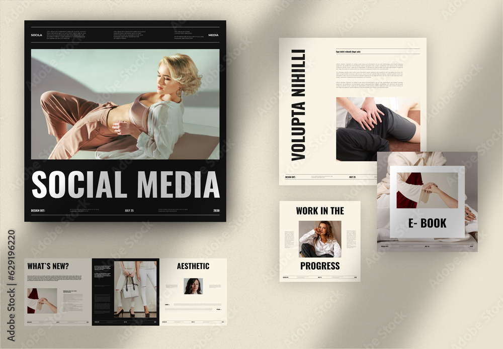 Social Media Kit Template Stock Template | Adobe Stock