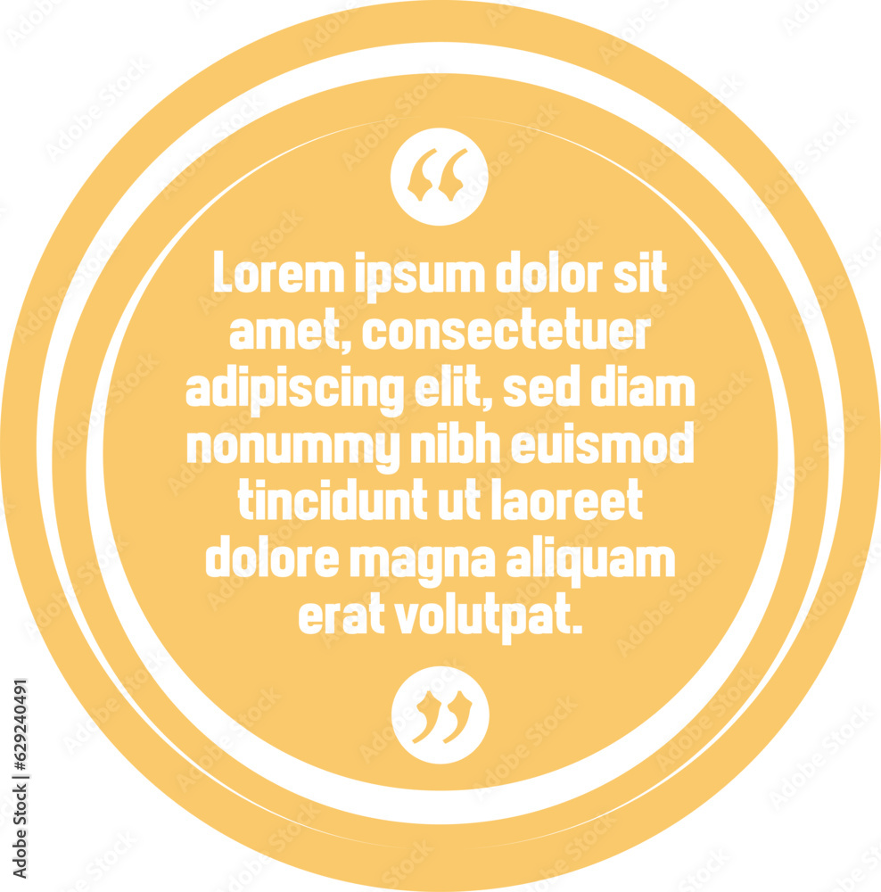 Vector set of Creative quote text template. Quote blank template. Quote ...