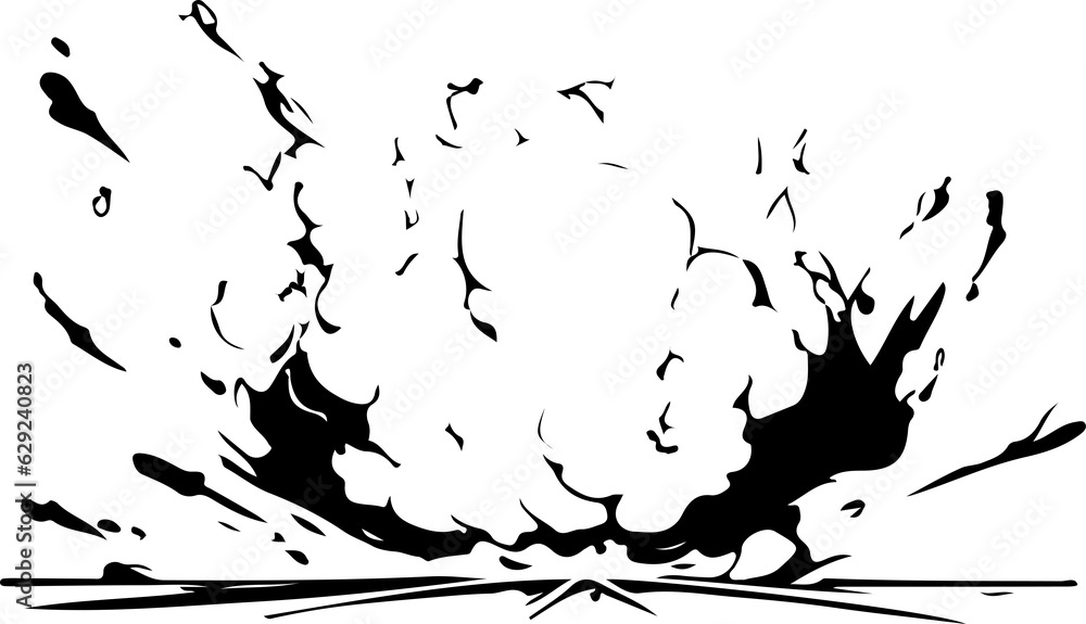 pop art cartoon comic quote bubble power blast action effect drawing ...