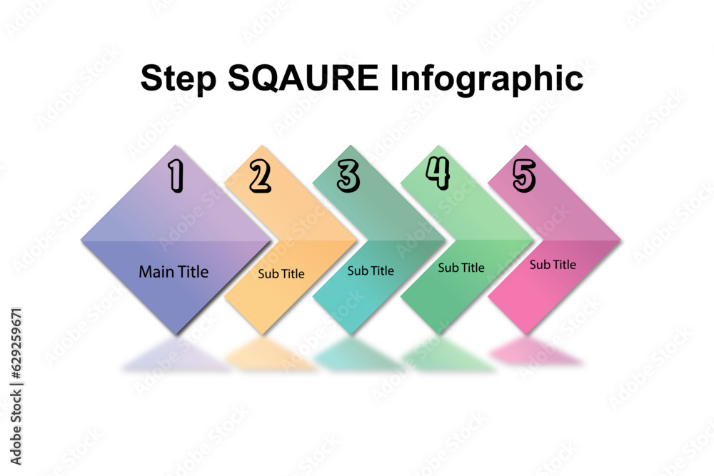4 Rectangular Infographic Stock Vector | Adobe Stock