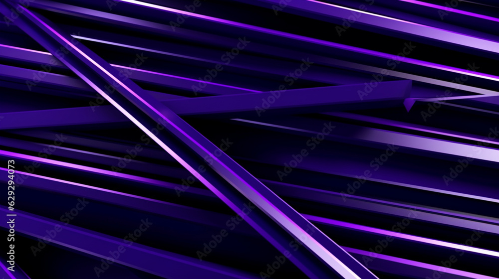 Fond violet, avec lignes et formes géométriques de différentes couleurs ...