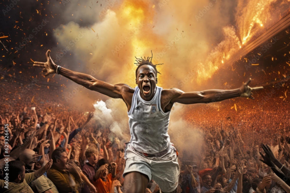 Imagine capturing the energy and excitement of a sports event ...