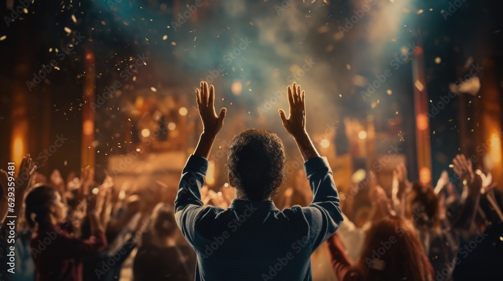 person's hands clapping after receiving a standing ovation for a ...