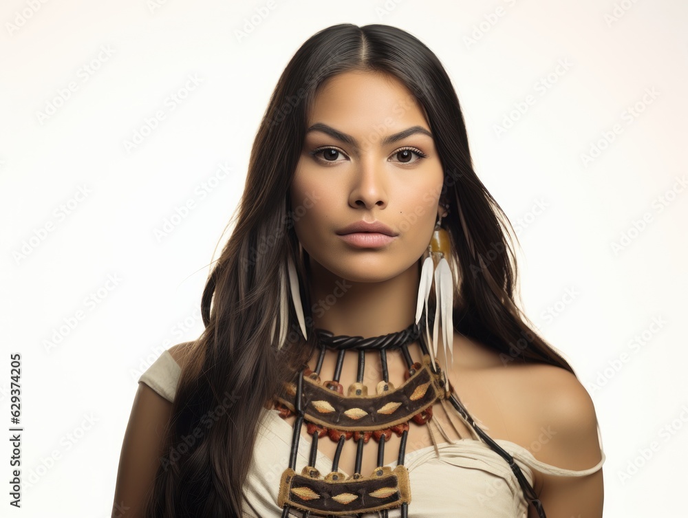 beautiful indigenous native north american model woman from Cherokee ...