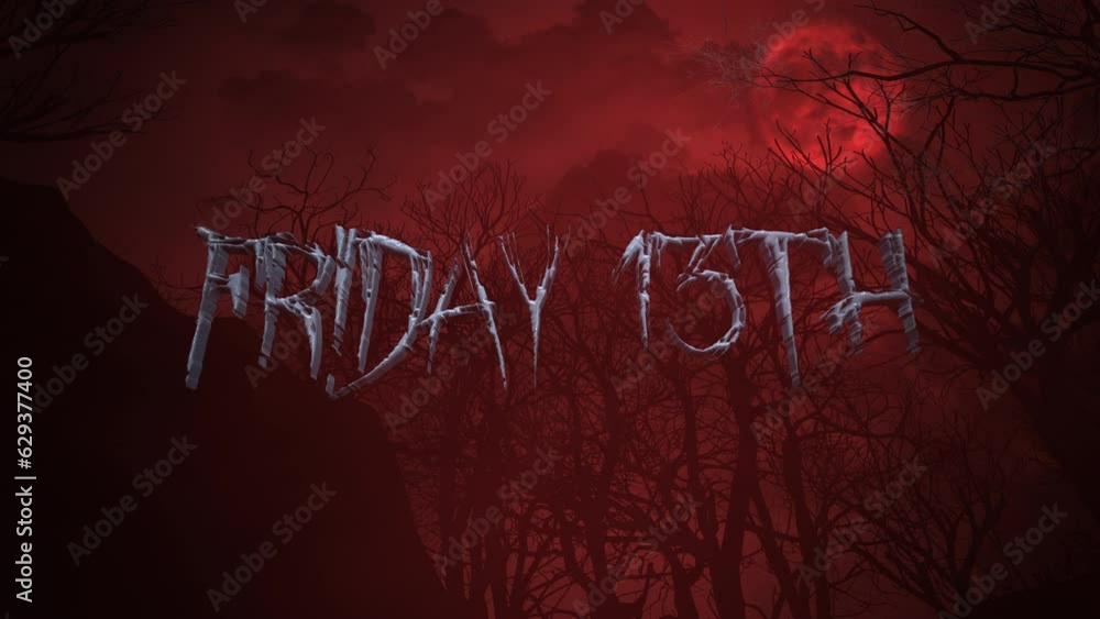 Under the eerie glow of a red moon, nestled within a mystical forest ...