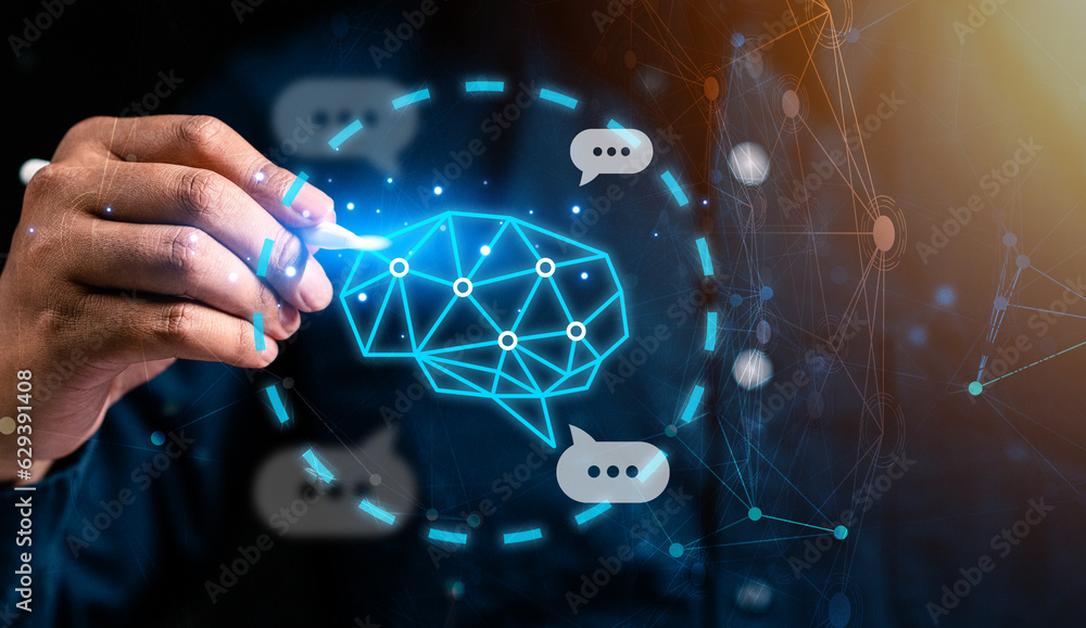 Foto de artificial intelligence, technology, processor, network, link, system, intelligence ...