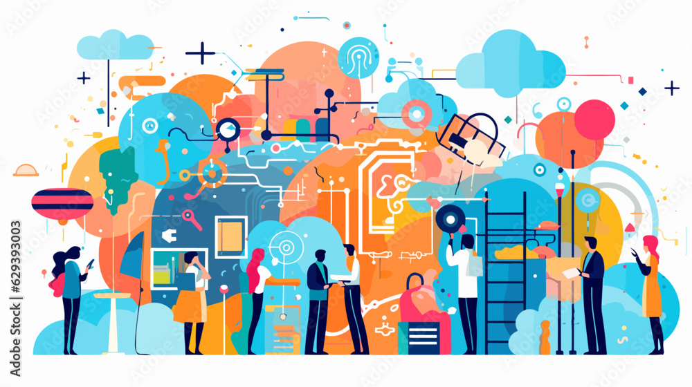 Concept vector illustration of LLM (Large Language Models). 素材庫向量圖 ...