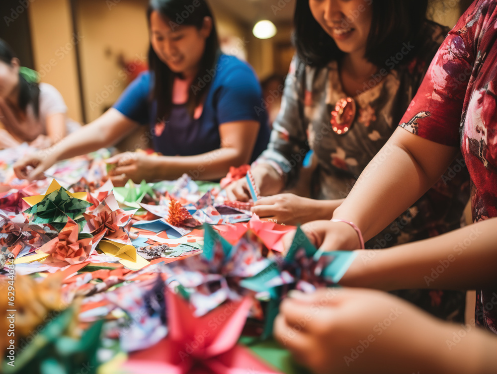 a group of women from different Asian backgrounds come together to ...
