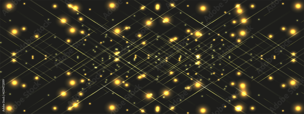 Design of Premium Award background with pattern of Golden elements ...