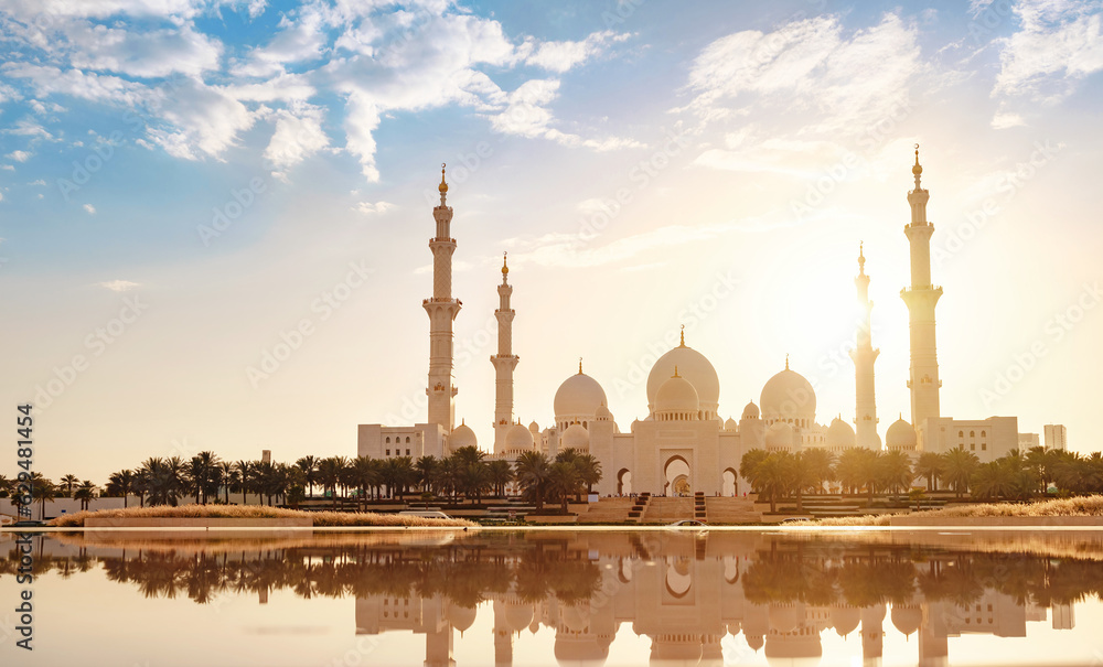 20 March 2023, Abu Dhabi, UAE: Sheikh Zayed Mosque largest mosque of ...