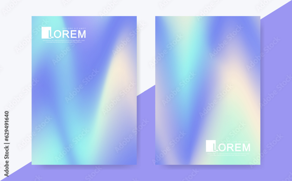 Cover design in pastel colors. Abstract sky pastel rainbow gradient ...