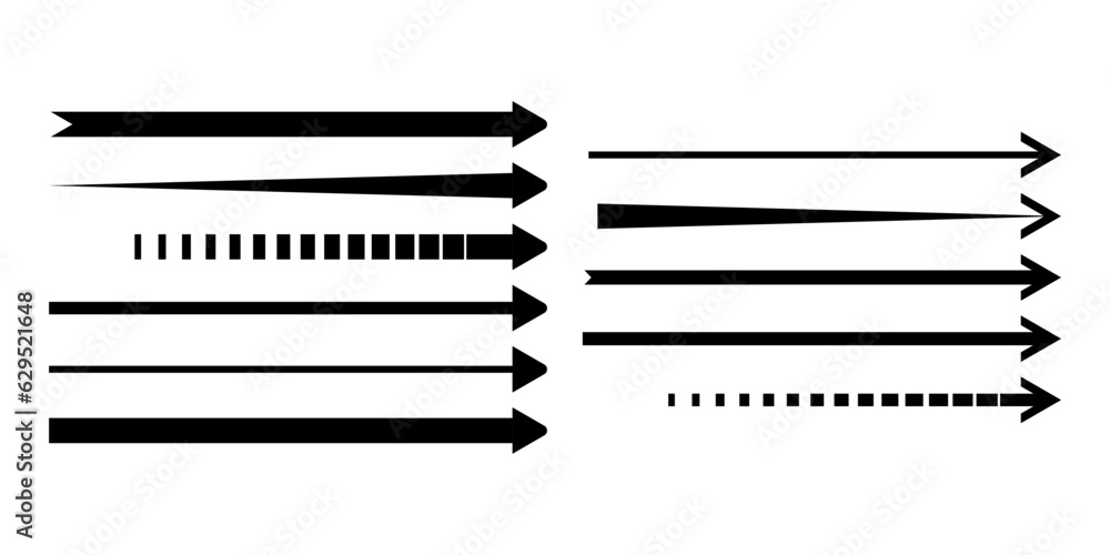 Vector arrow isolated Stock Vector | Adobe Stock