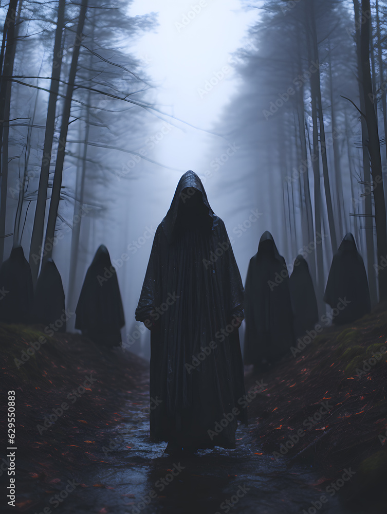 Nightmare Unleashed: Scary Ritual in The Forest - scary, Halloween ...