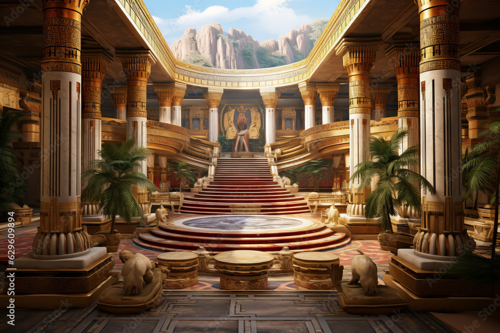 Palace of Cleopatra - Ptolemaic Kingdom of Egypt Stock Photo | Adobe Stock