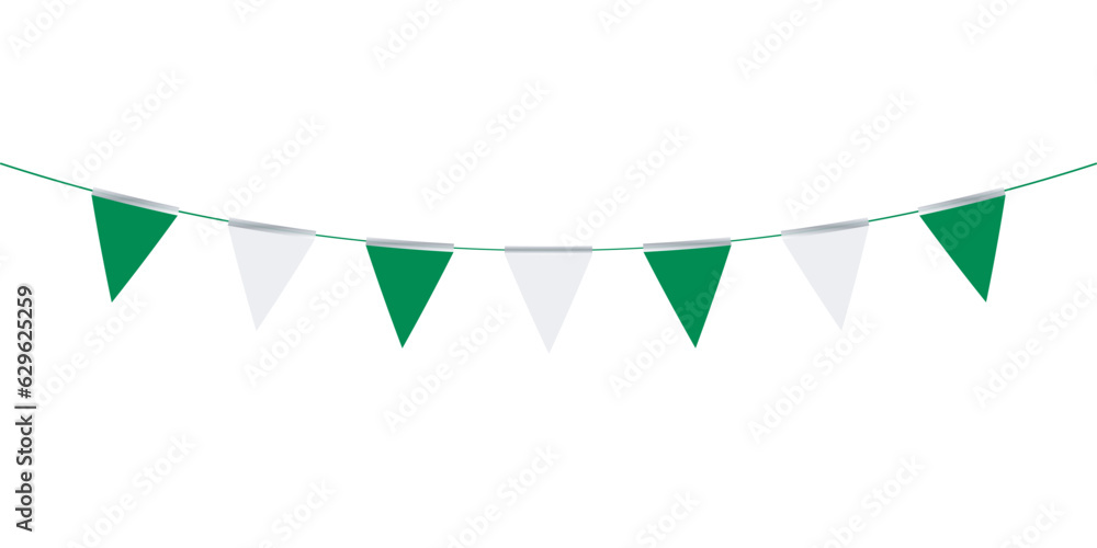 Saudi Arabia pennants flags set. Saudi Arabia Independence Day. Saudi ...