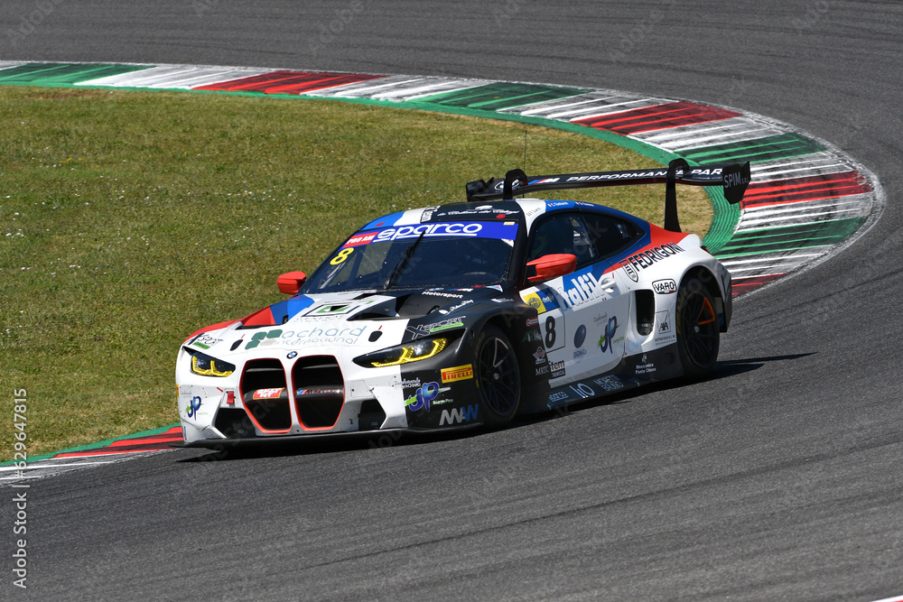 Scarperia, 7 July 2023: BMW M4 GT3 of Team BMW Italia Ceccato Racing ...