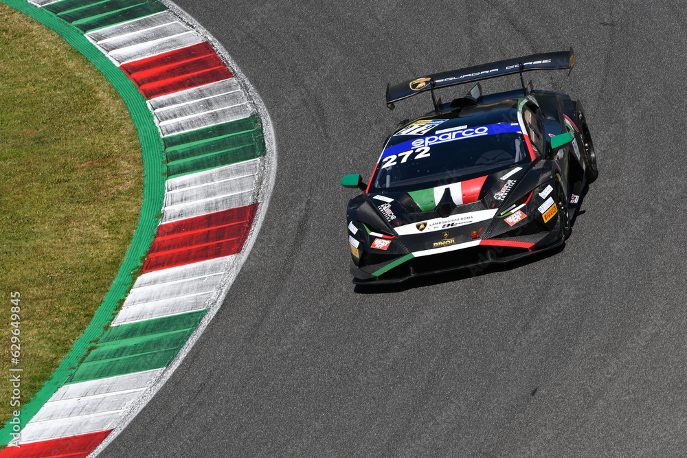 Scarperia, 7 July 2023: Lamborghini Huracan SuperTrofeo of Team DL ...