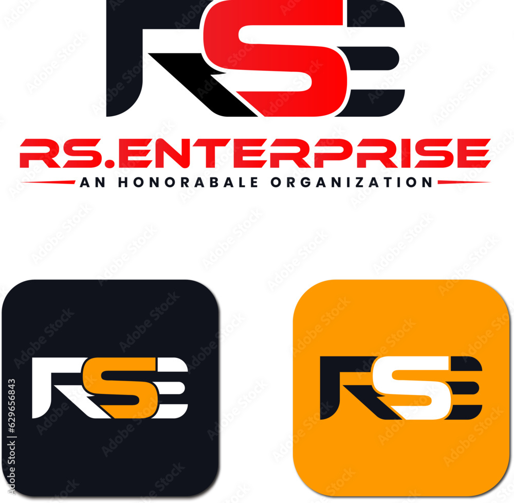 RS ENTERPRISE LOGO DESIGN FOR YOUR COMPANY BRANDING AND GROW YOUR ...