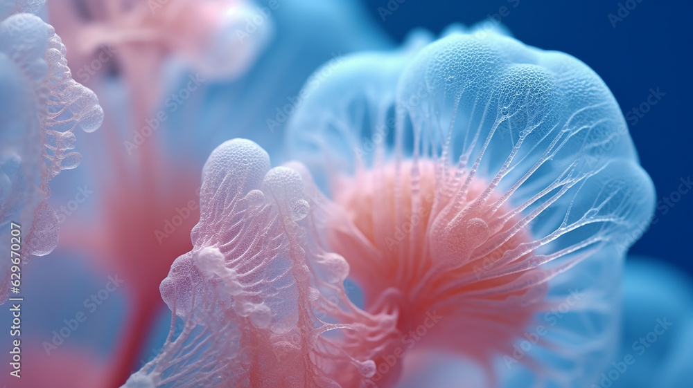 Artificial generated bubble bionic natural tissue 3d printed structure ...