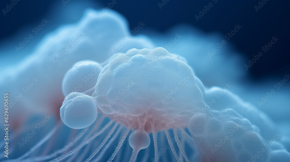 Artificial generated bubble bionic natural tissue 3d printed structure ...