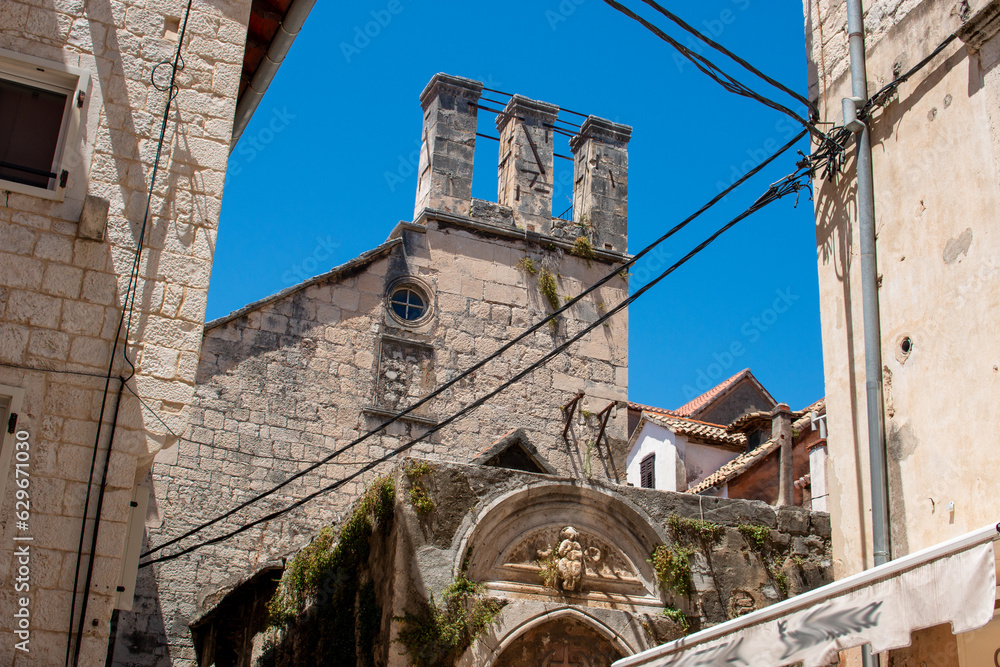Church of the Holy Spirit (Crkva Duha Svetoga) in Split (Zvonik i ...