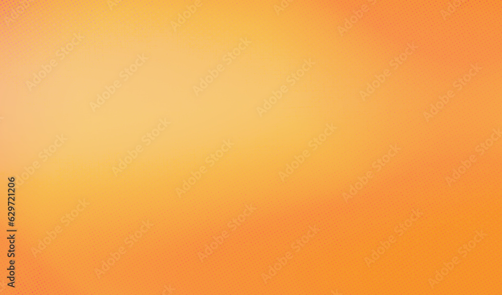 Plain orange background. Empty backdrop with copy space. Usable for ...