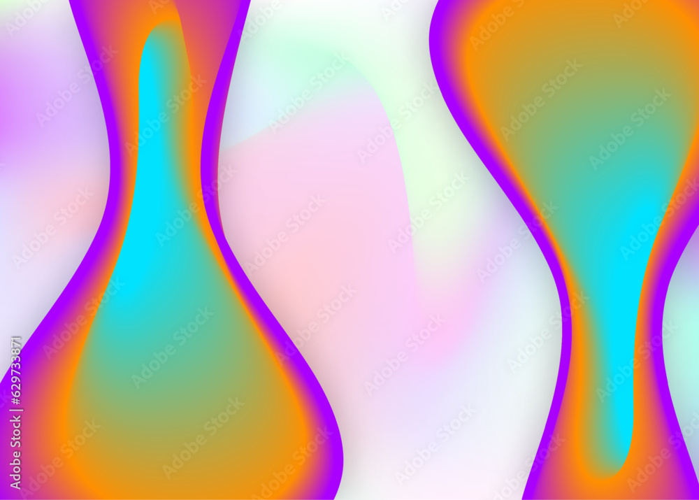 Liquid fluid background with dynamic elements and shapes. Stock Vector ...