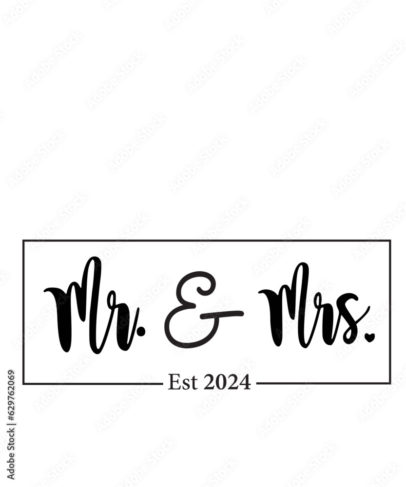 Mr and Mrs Est 2024 svg PNG, mr svg, mrs svg, Wedding Svg Bundle, Hubby ... Mr and Mrs Est 2024 svg PNG, mr svg, mrs svg, Wedding Svg Bundle, Hubby ...