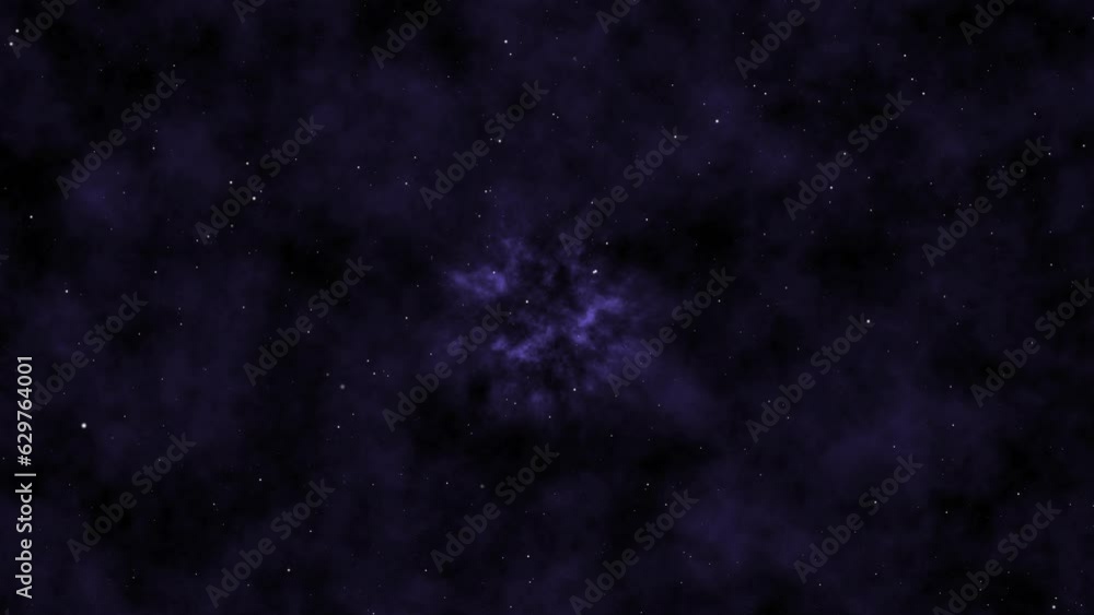 4K 3D Animation Outer Space flight to Helix nebula Deep nebula in space ...