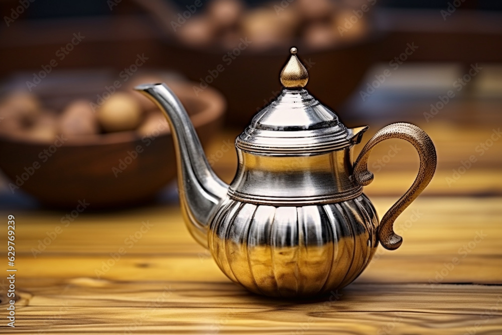 dallah is a metal pot with a long spout designed specifically for ...
